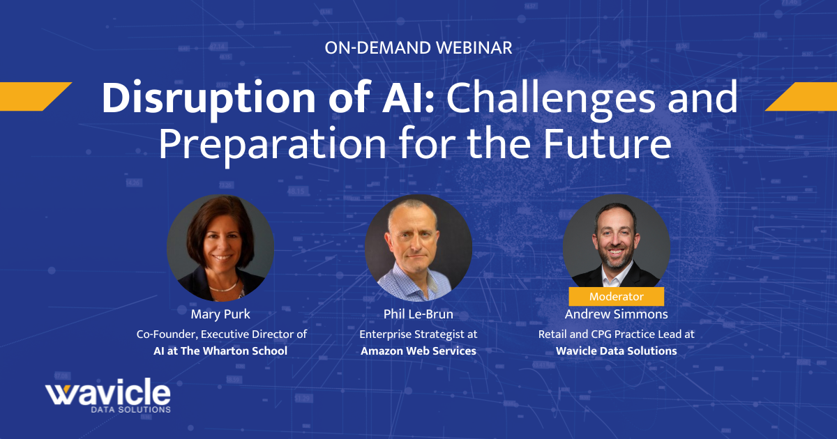 Disruption of AI: Challenges and Preparation for the Future